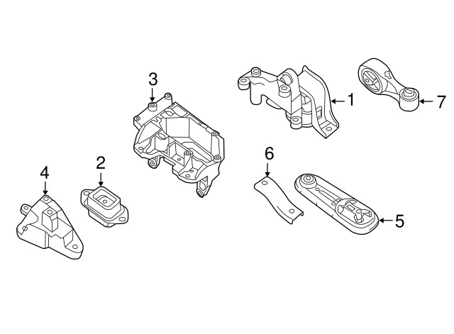 113601KA0A Опора двигателя задняя NISSAN INFINITI | Запчасти на DRIVE2