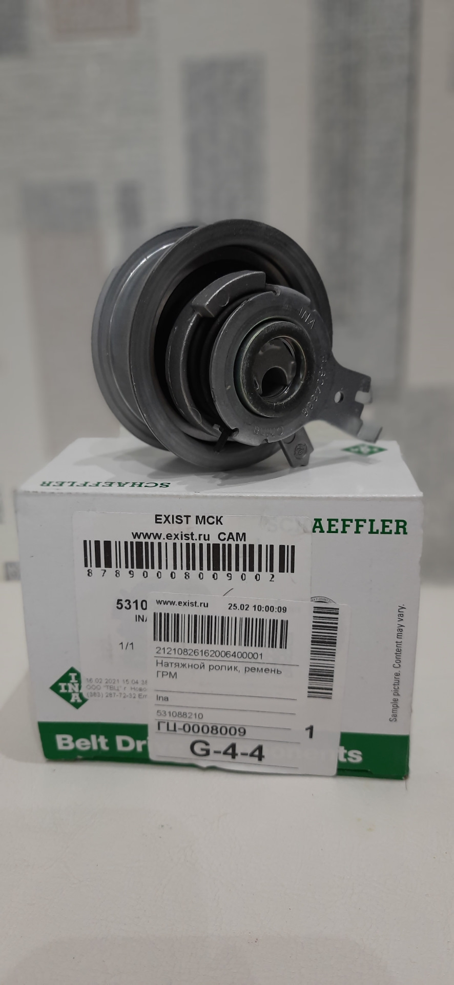 531088210 Ролик натяжителя ремня ГРМ INA | Запчасти на DRIVE2