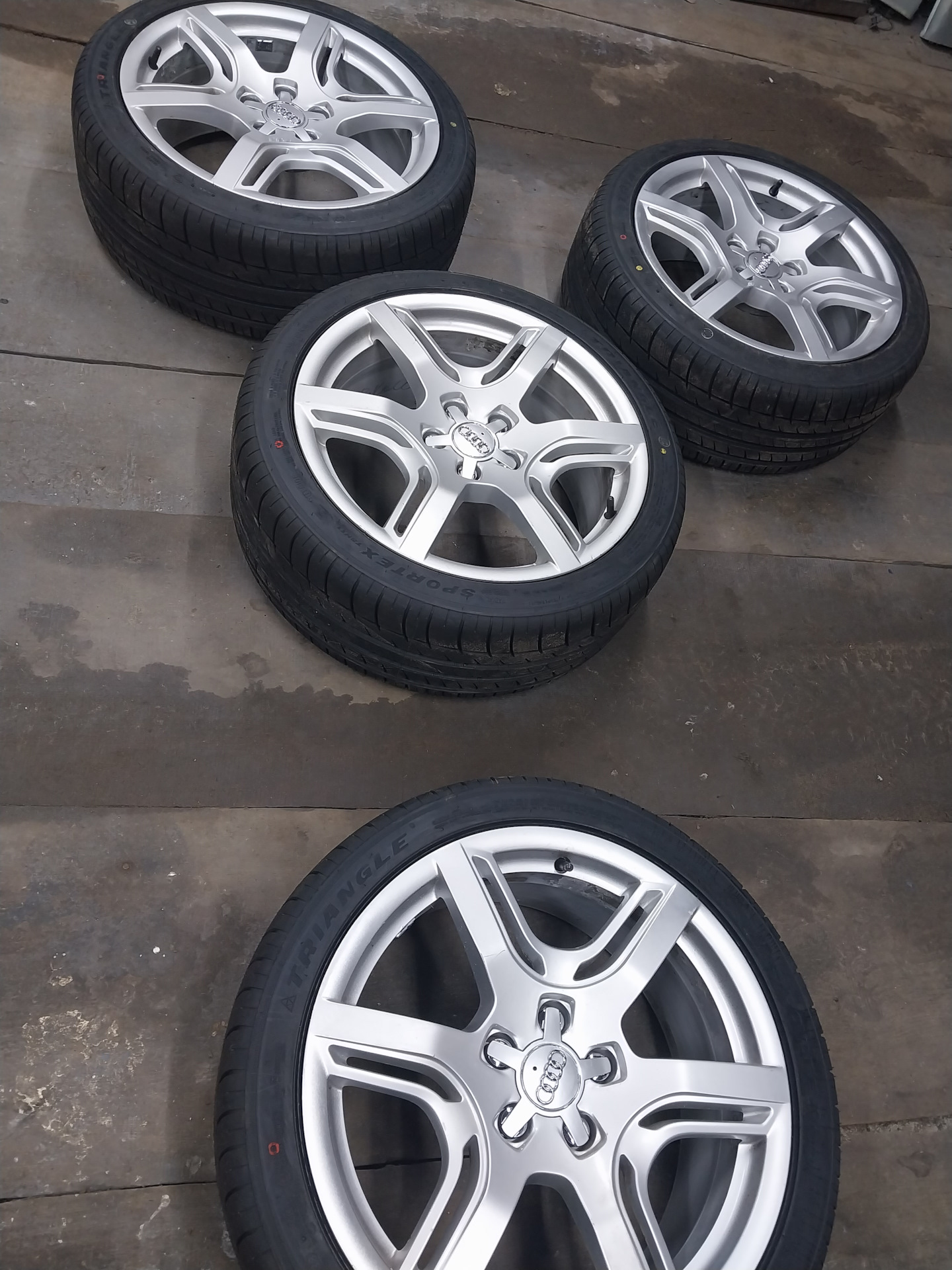 Диски на лето.Ronal 1749 от Q5. — Audi A4 (B6), 1,8 л, 2003 года ...