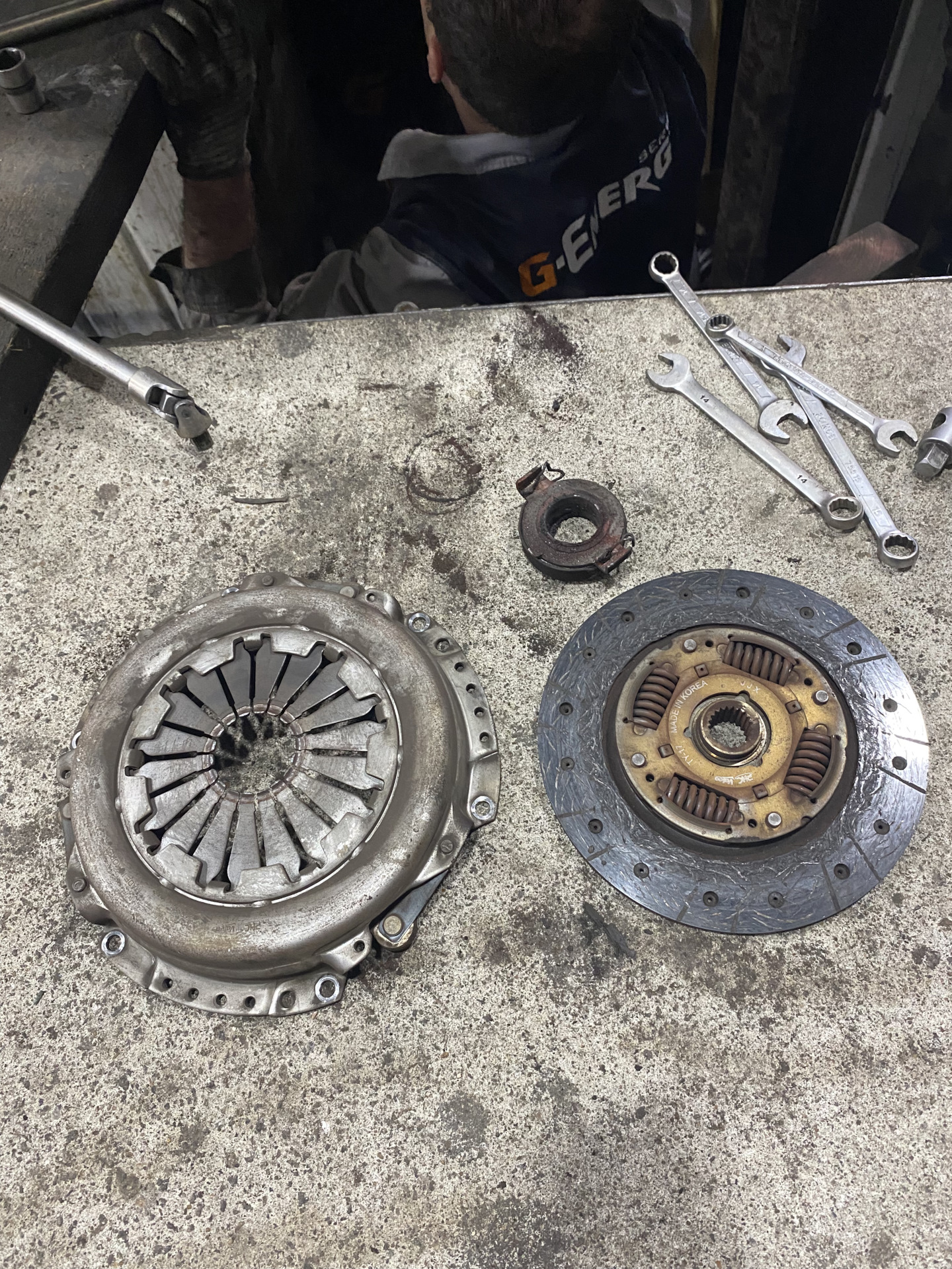 34.Замена сцепления — Toyota Corolla (110), 1,6 л, 2001 года | визит на ...