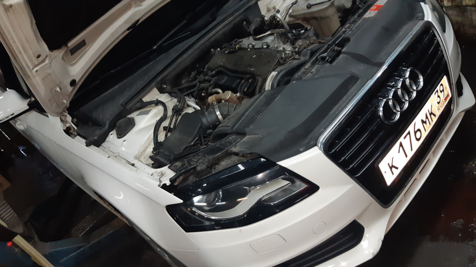 Замена термостатов и клапана на ОЖ. — Audi A4 Avant (B8), 2 л, 2008 ...