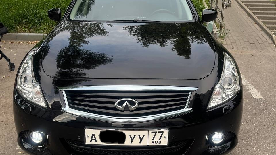 Infiniti G25 2.5 бензиновый 2012 | Black на DRIVE2