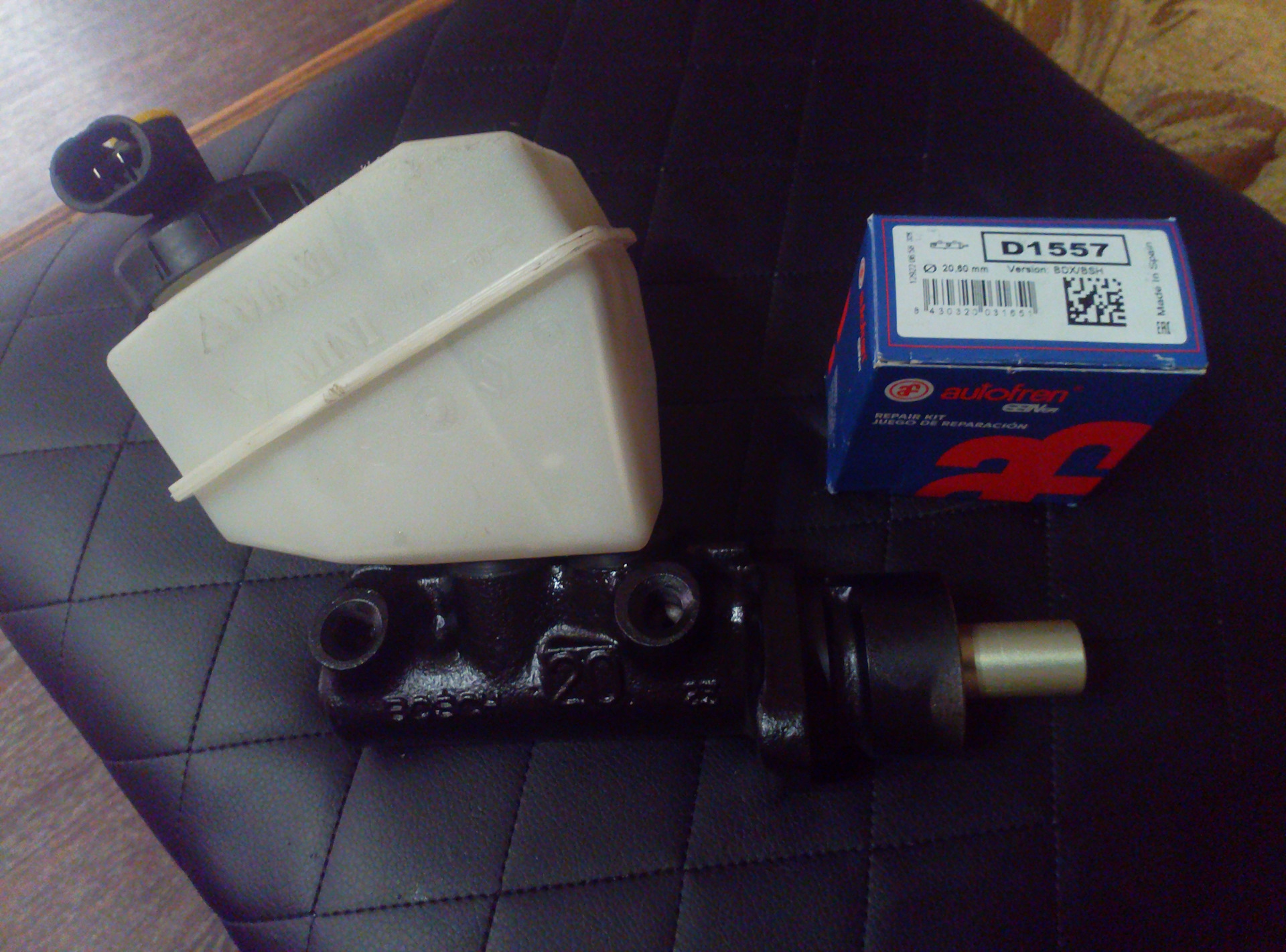 Реставрация главного тормозного цилиндра — Renault Clio Symbol, 1,4 л ...