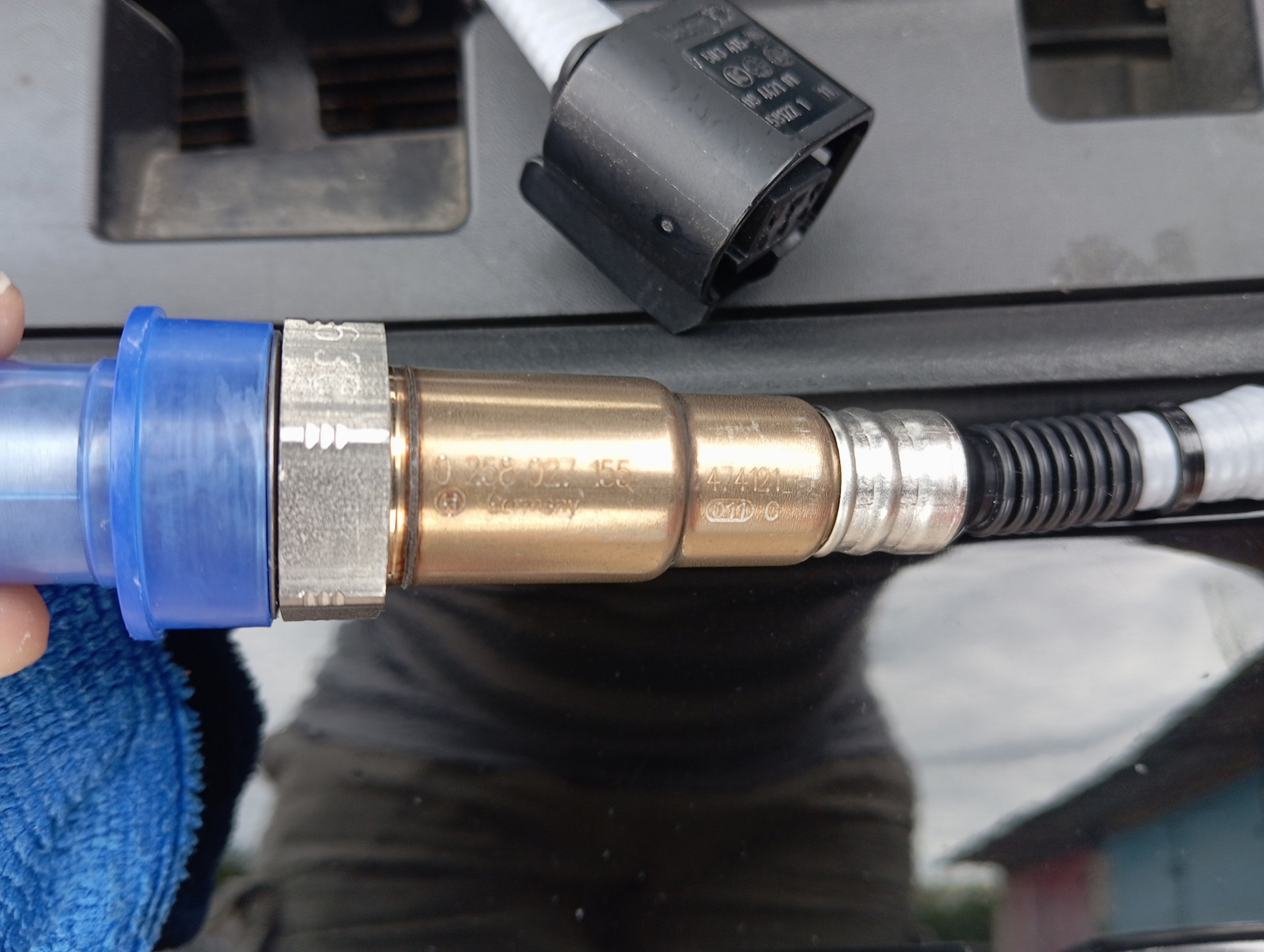 6. Замена Лямбды. (кислородный датчик) — Peugeot 508 (2G), 1,6 л, 2019 ...