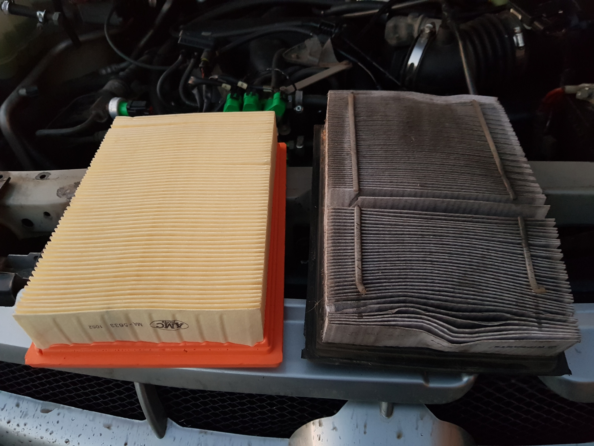 Замена воздушного фильтра. — Mazda Tribute I, 3 л, 2004 года | своими ...