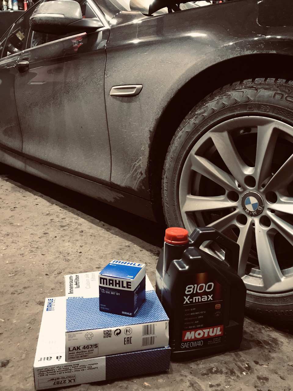 Просто замена масла — BMW 5 series (F10), 2 л, 2013 года | визит на ...