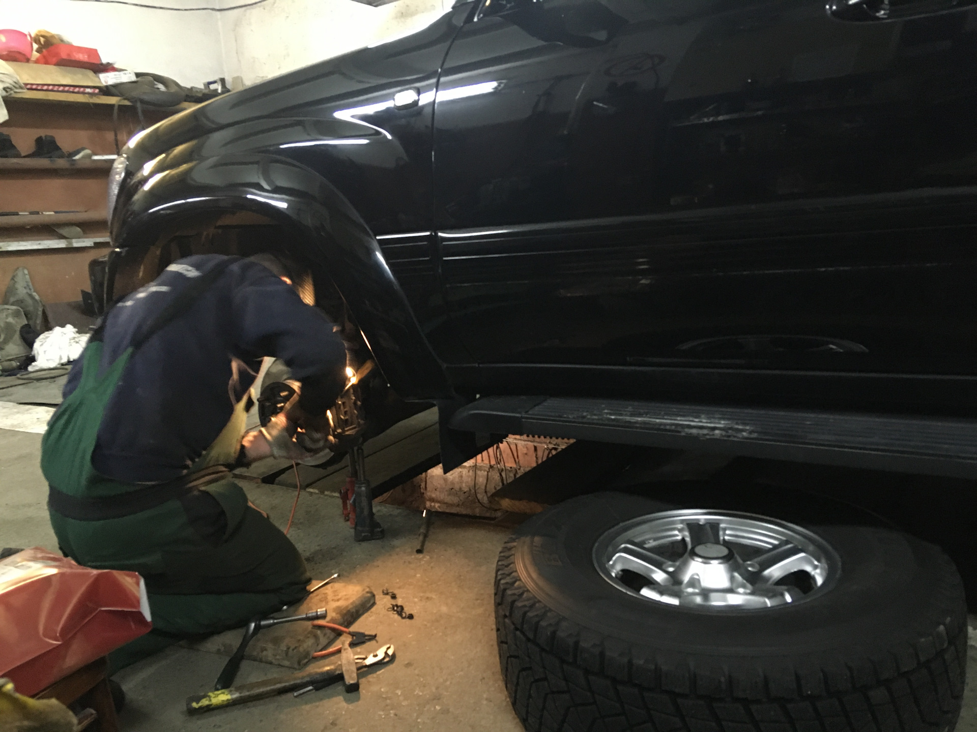 Замена шпилек на передних ступицах! — Toyota Land Cruiser 100, 4,2 л ...