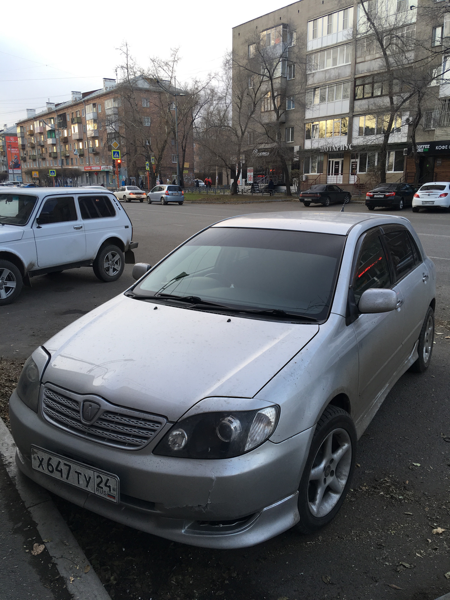 Полоса тонировки на лобовое 28см и мойка перед заморозками — Toyota ...