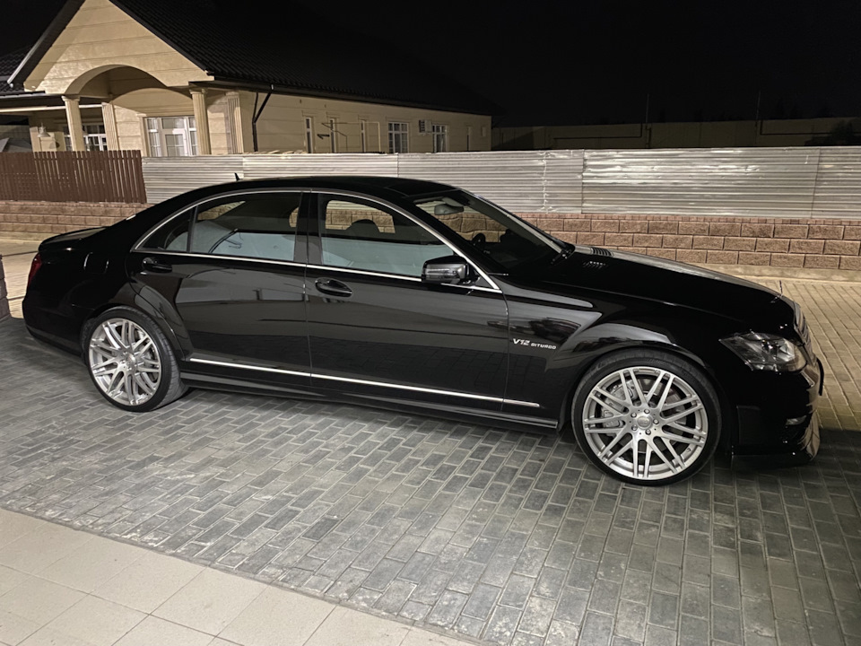 BRABUS R20 меняем на BRABUS R21 — Mercedes-Benz S 65 AMG (W221), 6 л ...