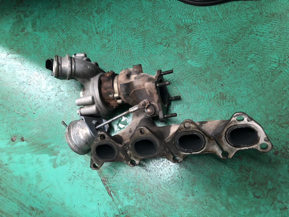 Ремонт турбины CAXA. — Volkswagen Jetta VI, 1,4 л, 2012 года | визит на ...