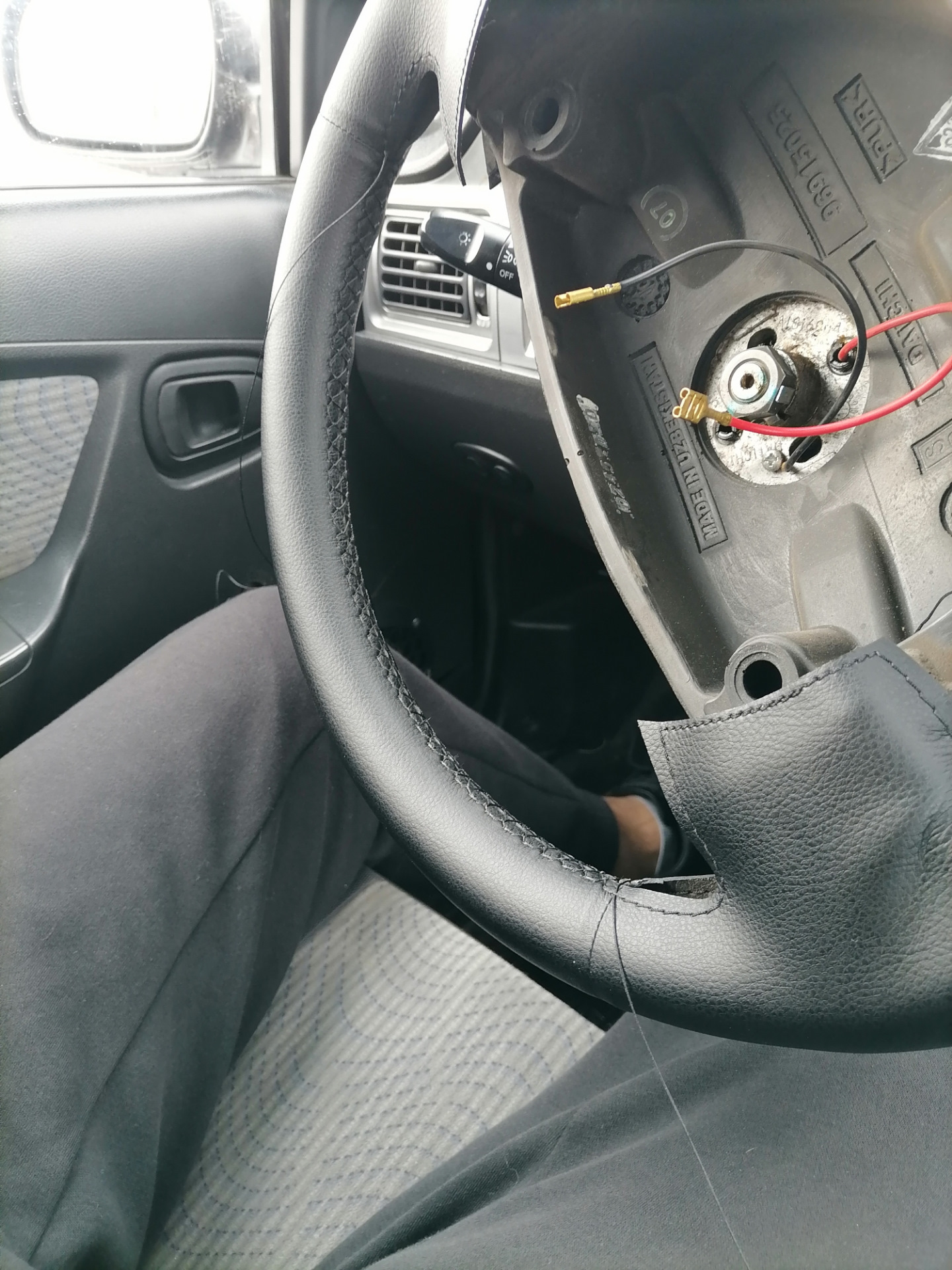 Перетяжка руля в эко кожу нексия 150 — Daewoo Nexia (N150), 1,6 л, 2010 ...