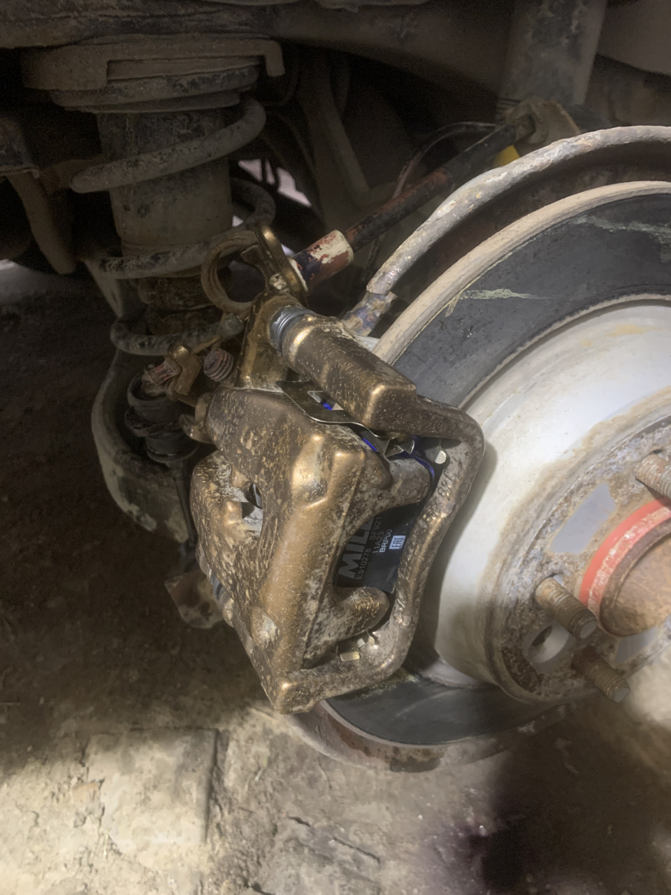 Обслуживание суппортов — Ford Mondeo IV, 2 л, 2012 года | плановое ТО ...