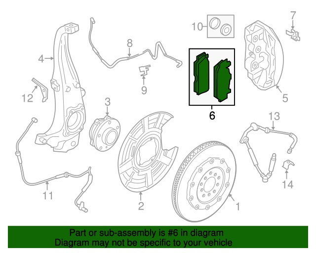 34112284369 Колодки тормозные передние M2 M5 M6 BMW | Запчасти на DRIVE2