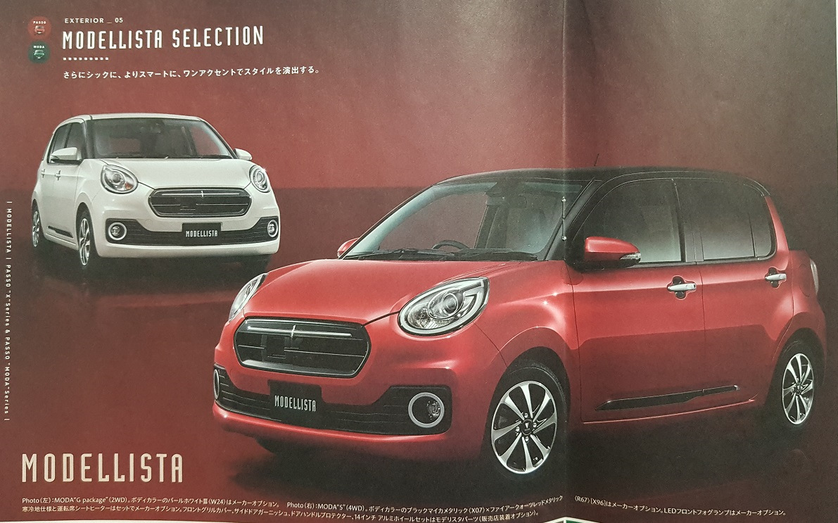 36 — Накладка решетки радиатора Modellista — Toyota Passo (3G), 1 л ...