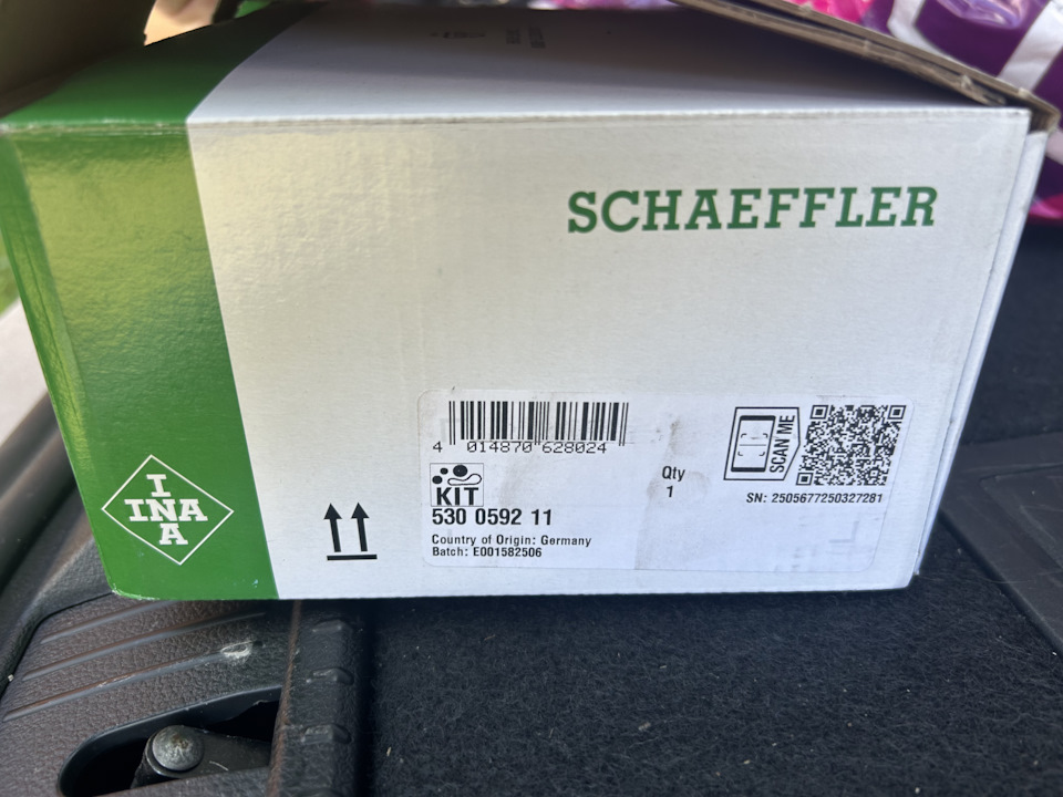 530059211 Комплект ремня ГРМ INA | Запчасти на DRIVE2