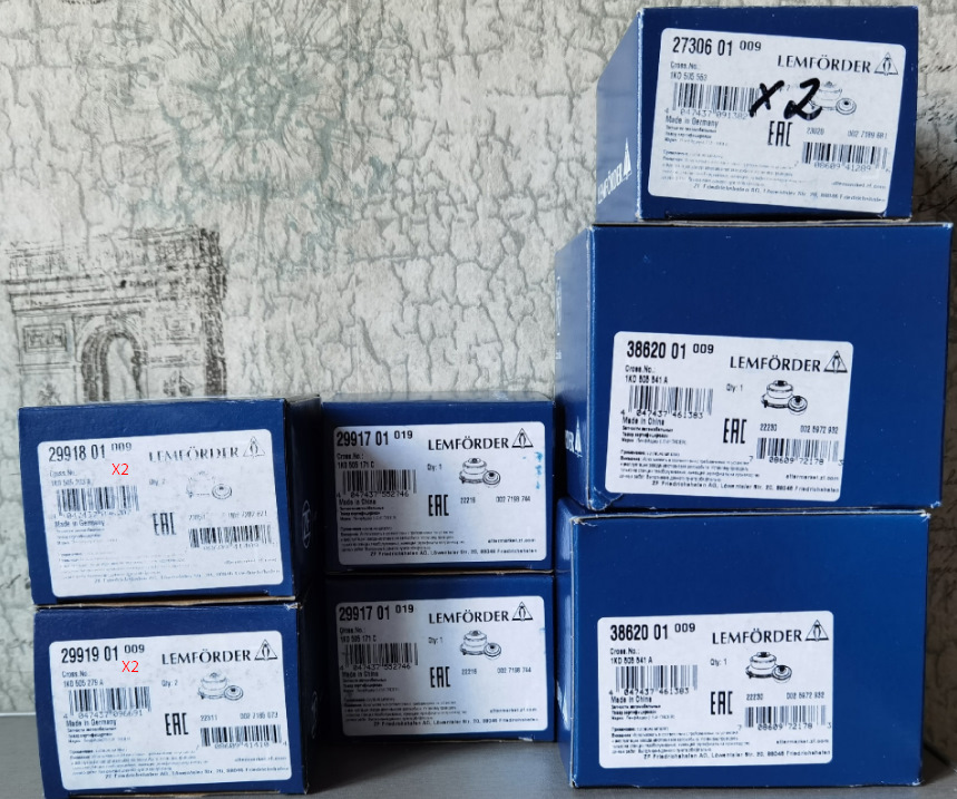 2991701 Сайлентблок рычага подвески LEMFORDER | Запчасти на DRIVE2