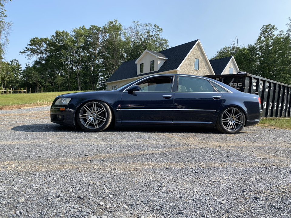 Она получается Stance? — Audi A8 (D3), 4,2 л, 2007 года | тюнинг | DRIVE2