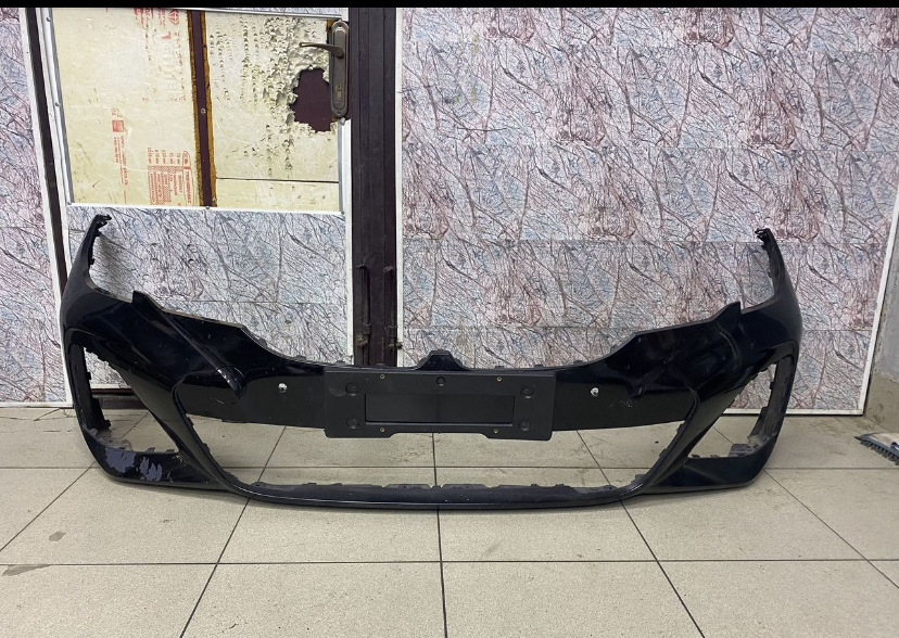 Передний бампер M пакет BMW G20 на BMW 3 series (G20). Б/у | 16 000 ₽ в ...