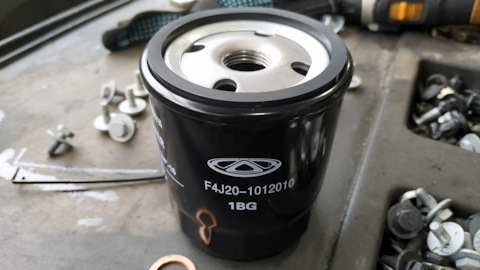 F4J201012010 Фильтр масляный t1a/t1d/m36t CHERY | Запчасти на DRIVE2