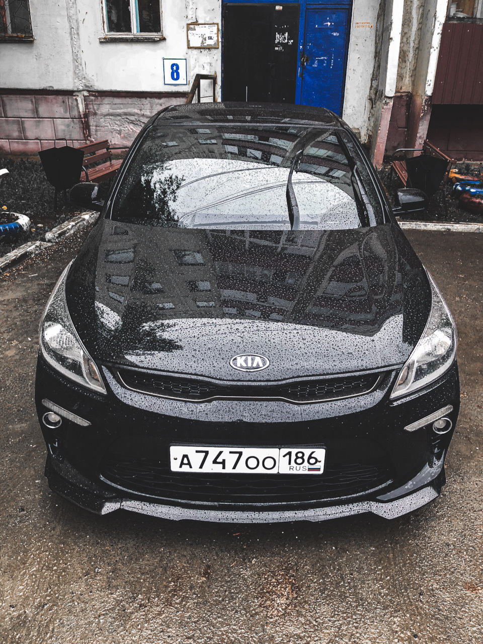 Установил сплиттер — KIA Rio (4G), 1,6 л, 2019 года | стайлинг | DRIVE2