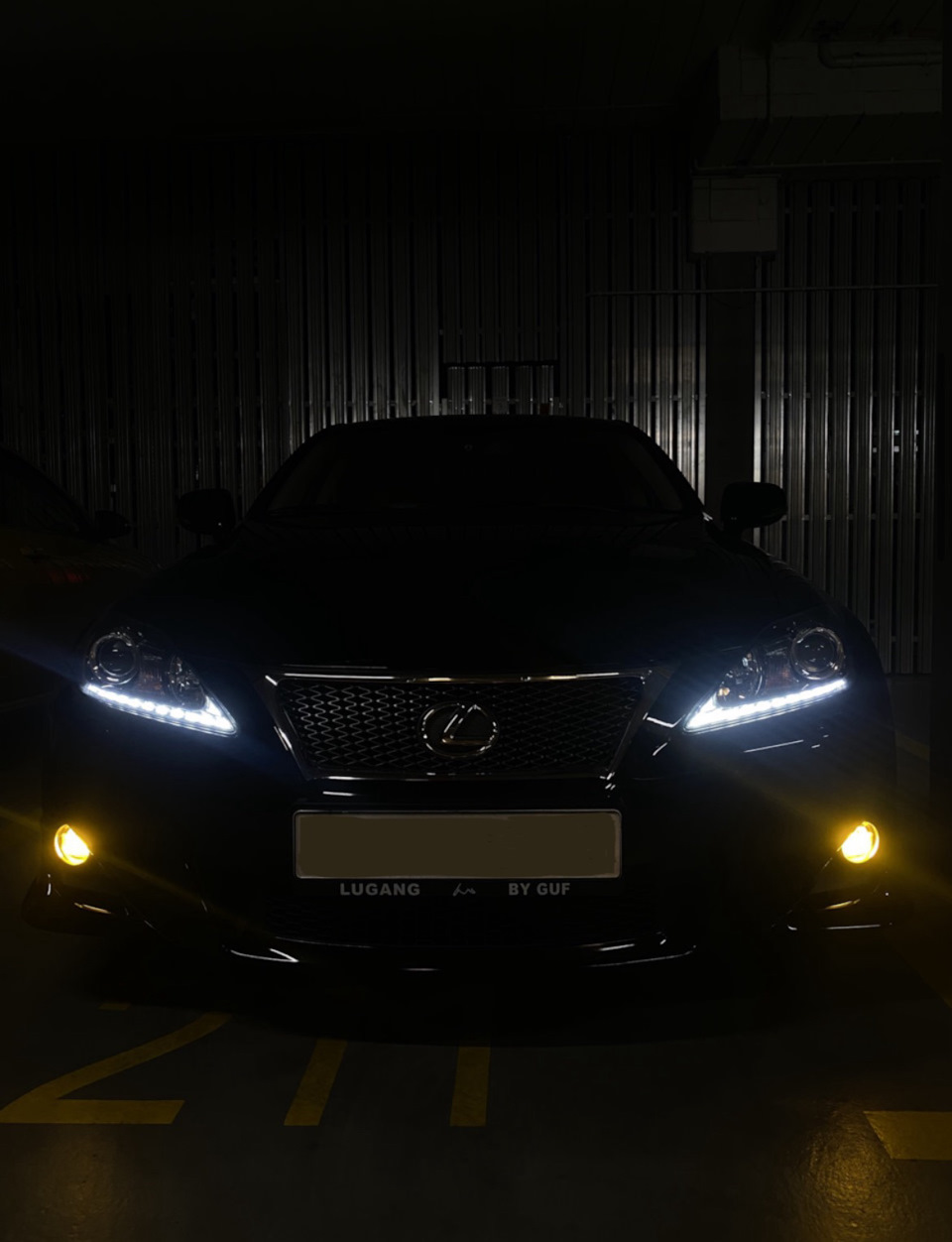 Двухрежимные LED ПТФ — Lexus IS II, 2,5 л, 2012 года | стайлинг | DRIVE2