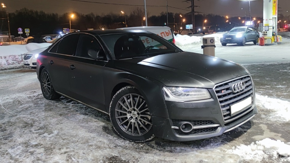 Audi A8 (D4) 4.2 дизельный 2016 | 4.2 TDI quattro Stage 2 на DRIVE2