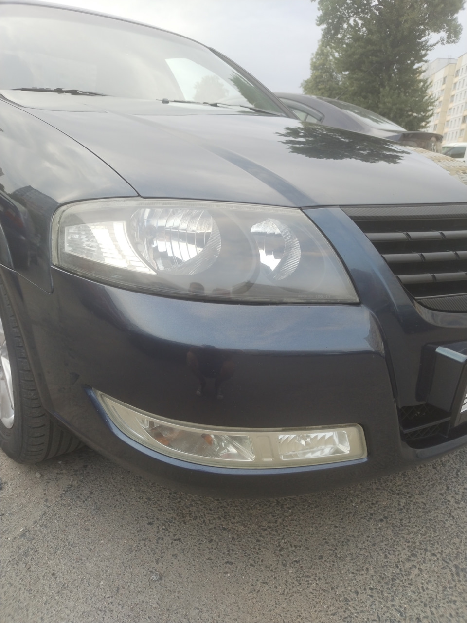 Убрал грибки и покрасил фары — Nissan Almera Classic (B10), 1,6 л, 2006 ...