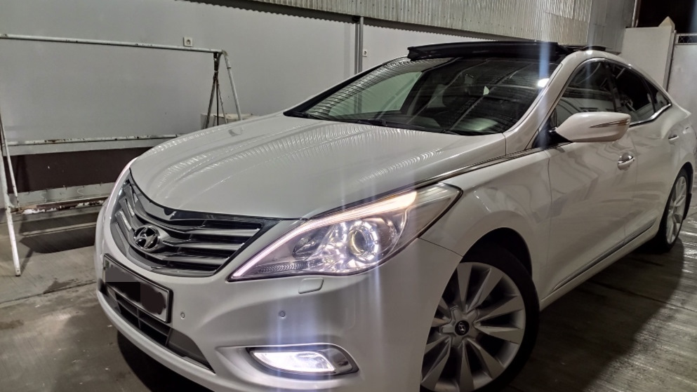 Hyundai Azera (5G) 3.0 бензиновый 2013 | Белая акула на DRIVE2