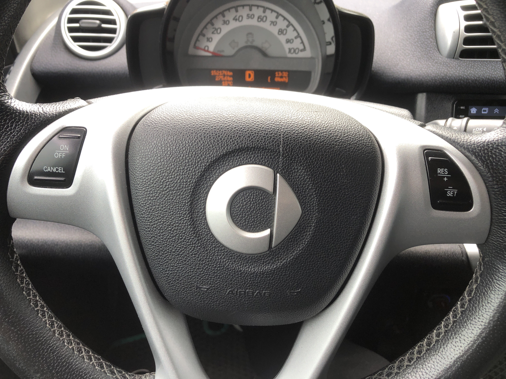 Cruise control — Smart fortwo (2G), 1 л, 2012 года | электроника | DRIVE2