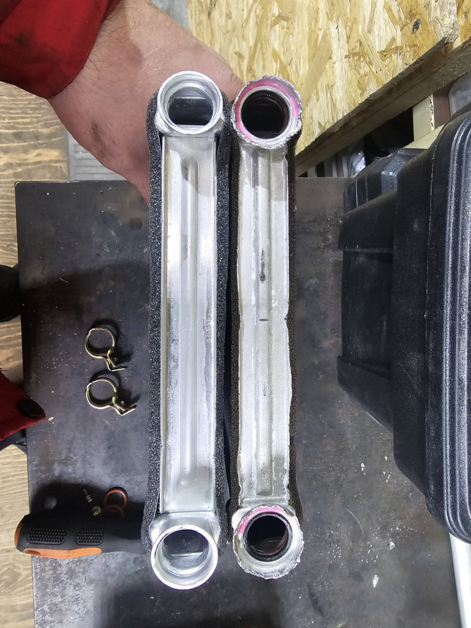 Радиатор печки салона. — Toyota Avensis II, 1,8 л, 2008 года | поломка ...