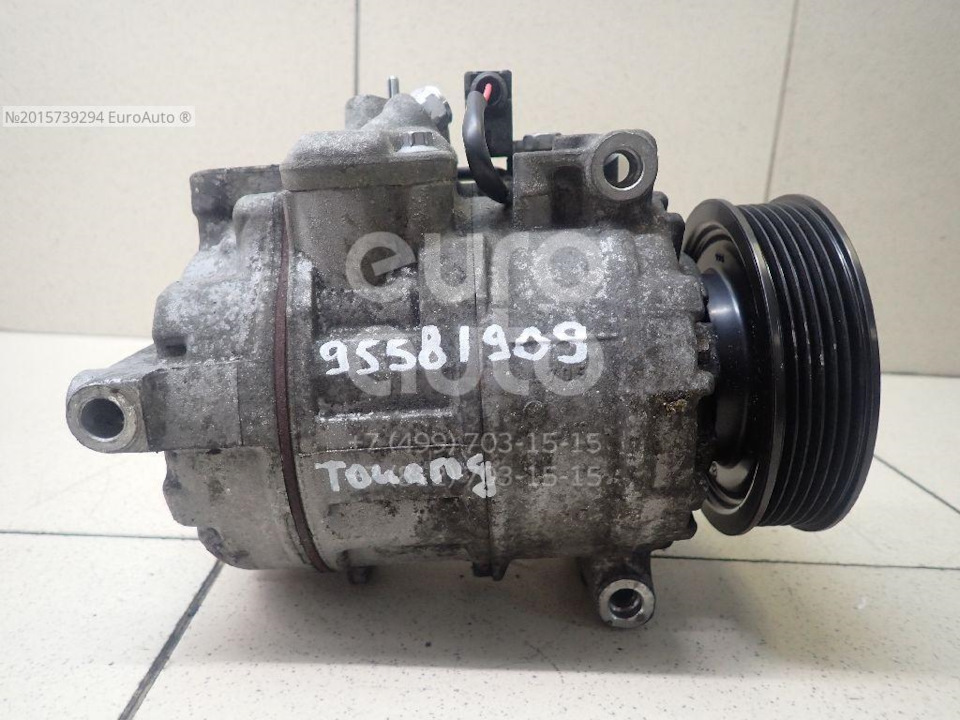 7L6820808 Компрессор кондиционера 4471502453 Audi Q7 2013 3.0 TD VAG ...