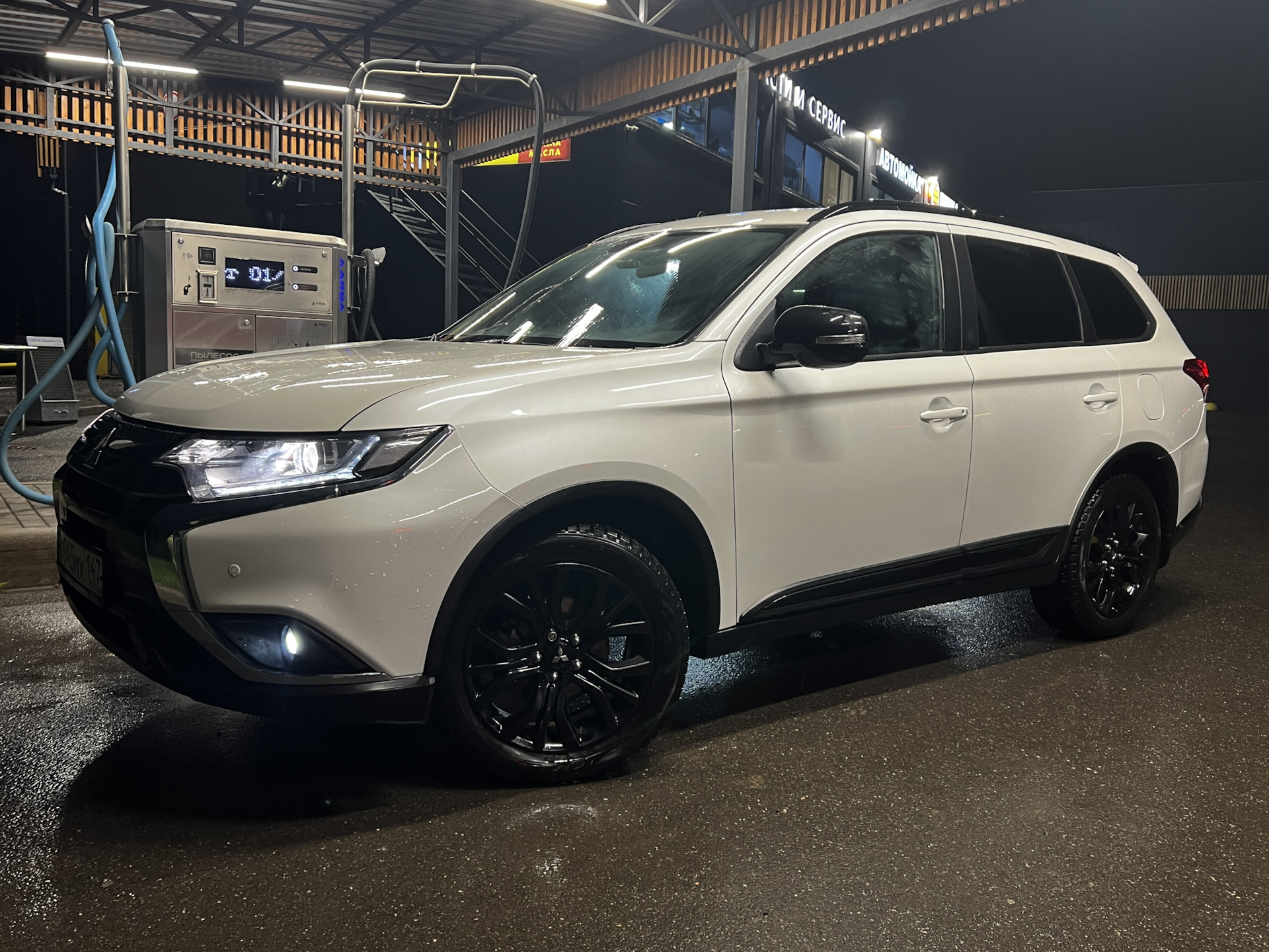 Led птф Koito, led в салон, переобувка — Mitsubishi Outlander (3G), 2 л ...