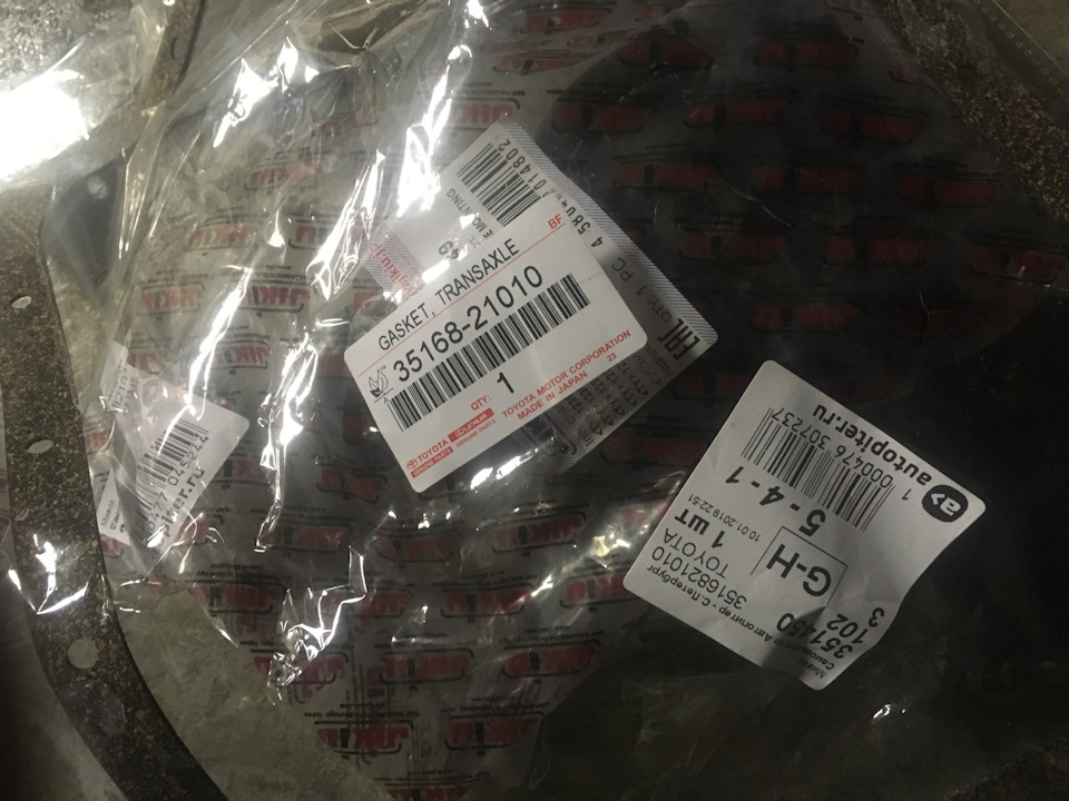 3516821010 Прокладка поддона TOYOTA LEXUS | Запчасти на DRIVE2