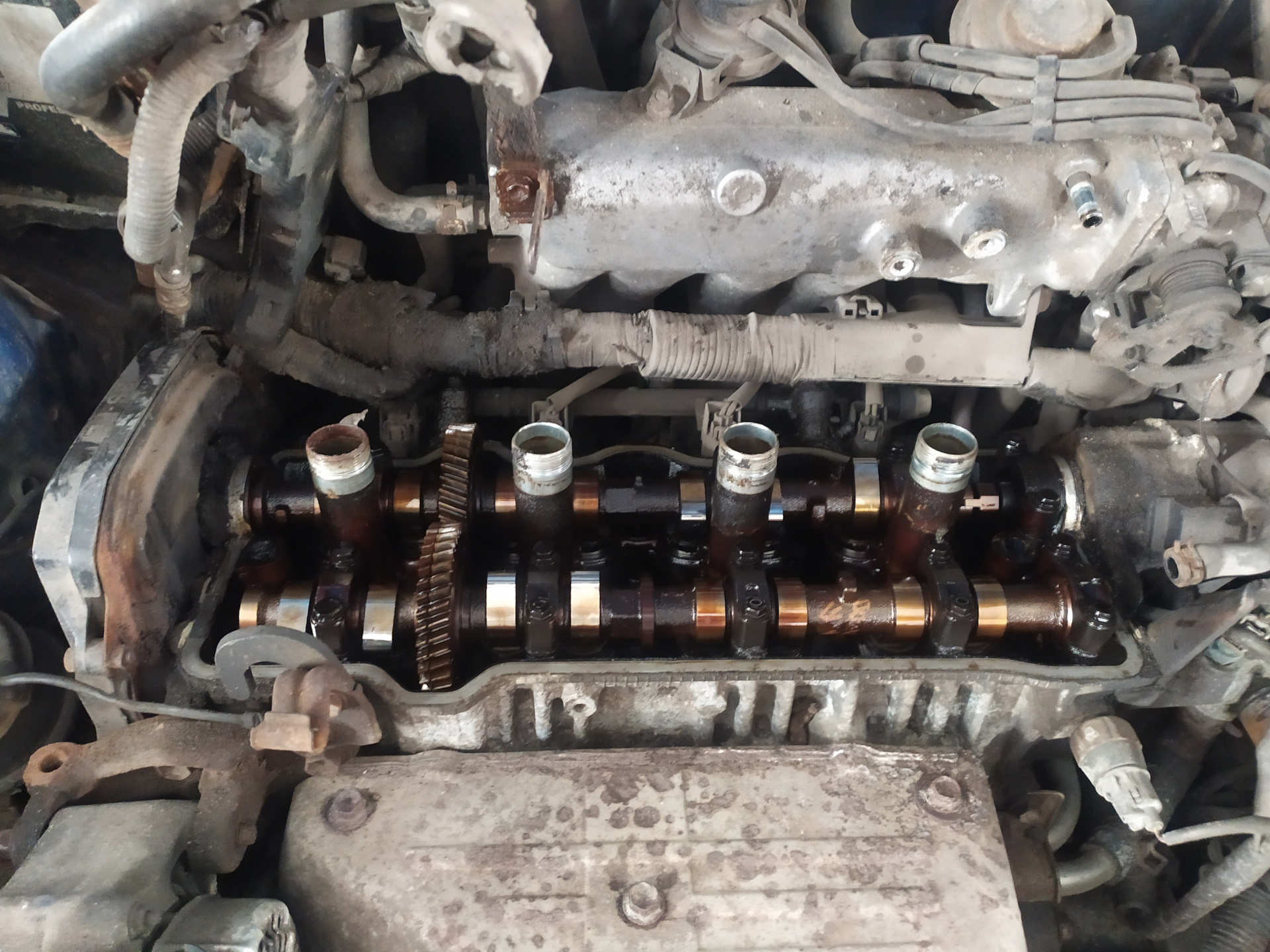 #27 Замена прокладки клапанной крышки — Toyota RAV4 (I), 2 л, 1996 года ...