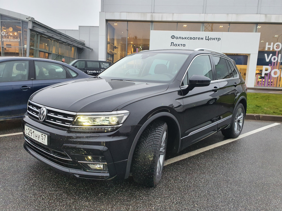 Зимняя резина — Volkswagen Tiguan (2G), 2 л, 2020 года | шины | DRIVE2