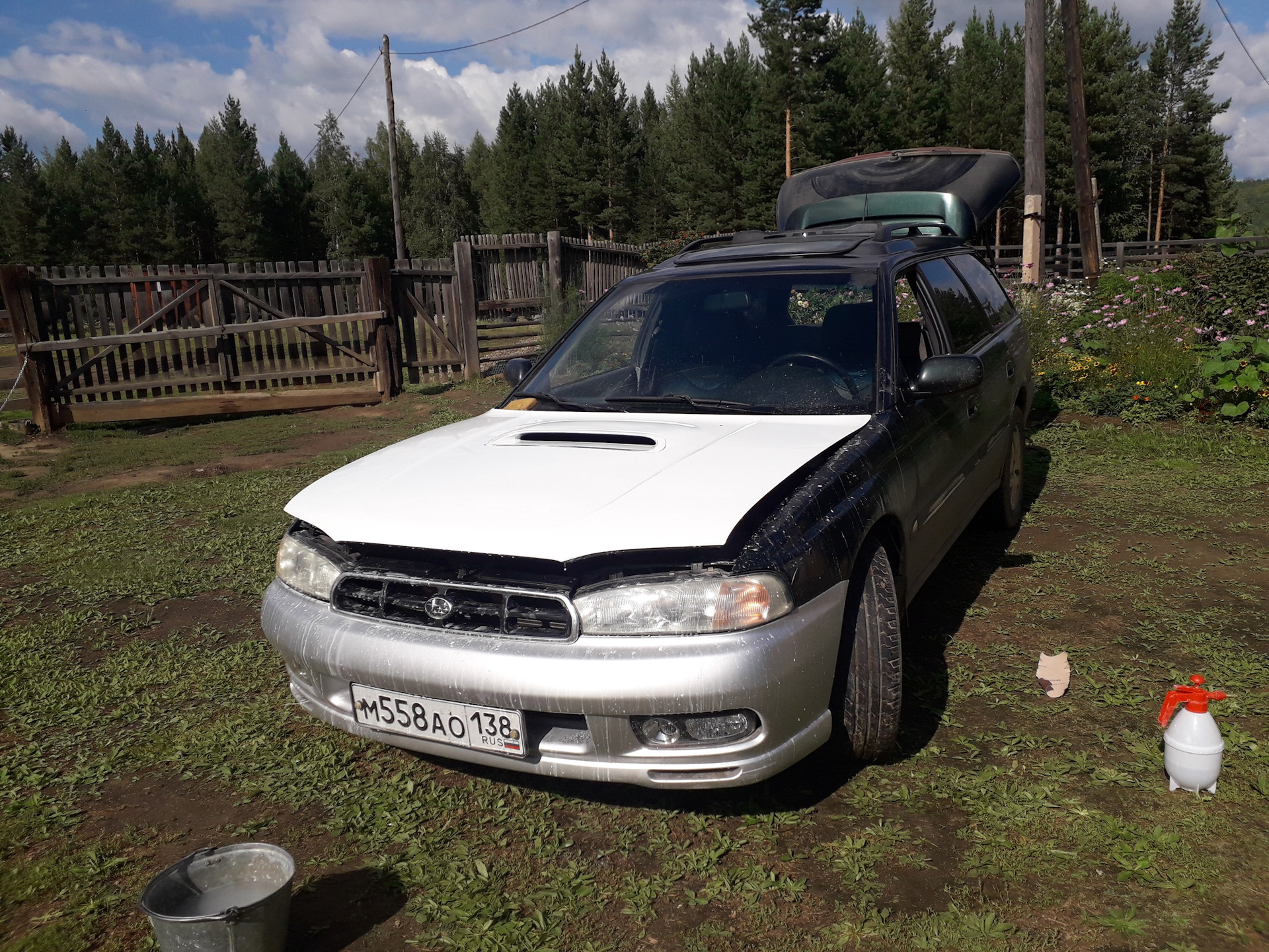 теперь более менее в цвет — Subaru Legacy Outback (BD, BG), 2,5 л, 1998 ...