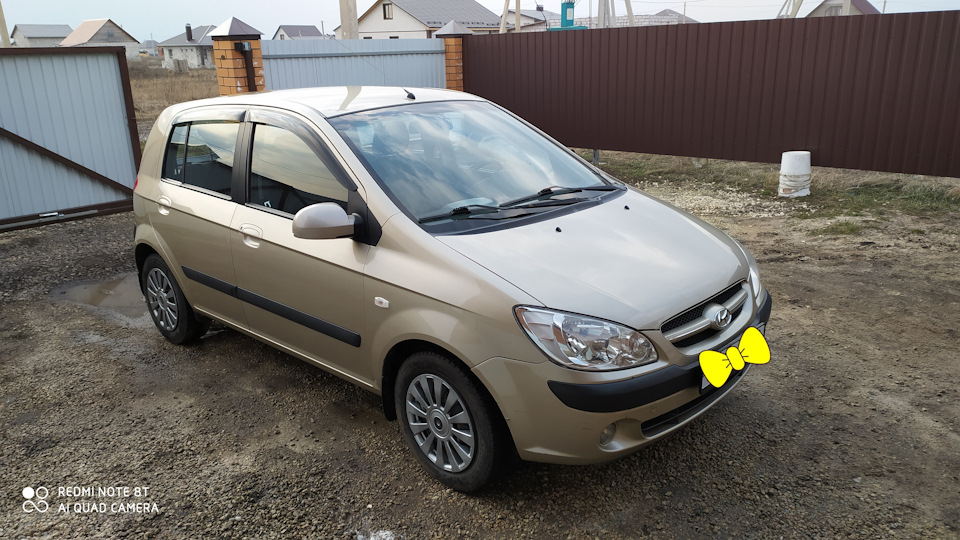 Нижняя губа переднего бампера — Hyundai Getz, 1,4 л, 2006 года ...