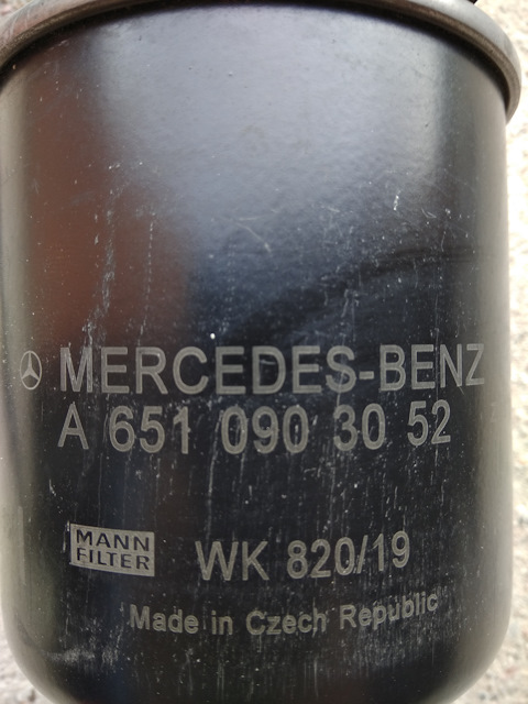 A6510903052 Фильтр топливный Mercedes | Запчасти на DRIVE2