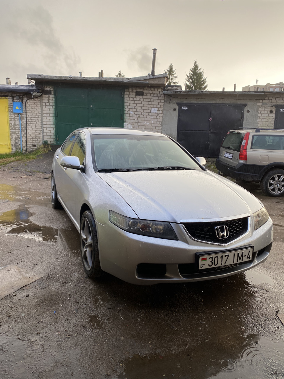 Шаровая, амортизатор, салонный фильтр — Honda Accord (7G), 2,2 л, 2004 ...