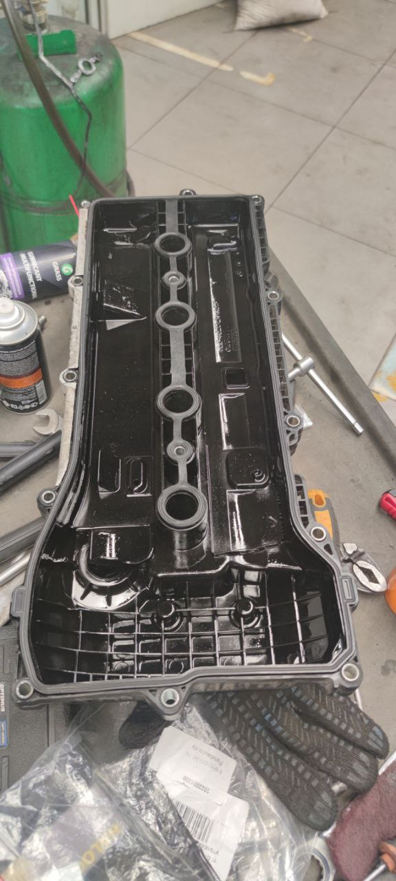 Замена прокладки клапанной крышки + клапан рециркуляции картерных газов ...