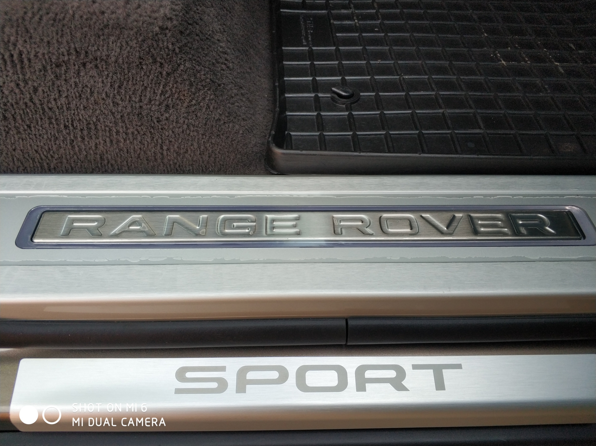 Накладки на пороги — Land Rover Range Rover Sport (2G), 3 л, 2014 года ...