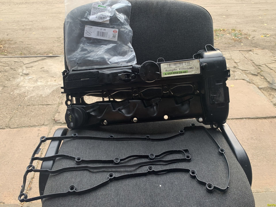 Mercedes-Benz C-Class Estate T-MODEL (S204) Замена огнеупорных шайб и ...