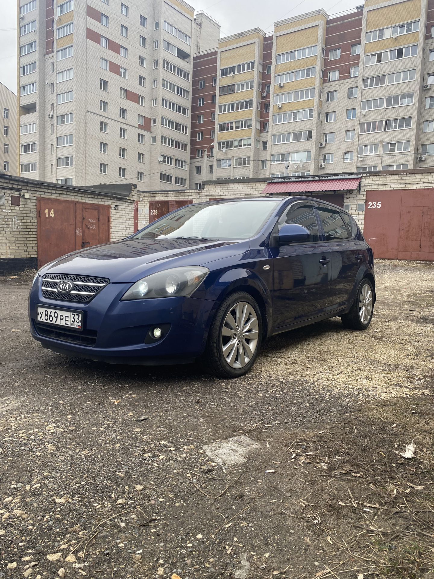 Лето R17 — KIA Ceed (1G), 1,6 л, 2008 года | шины | DRIVE2