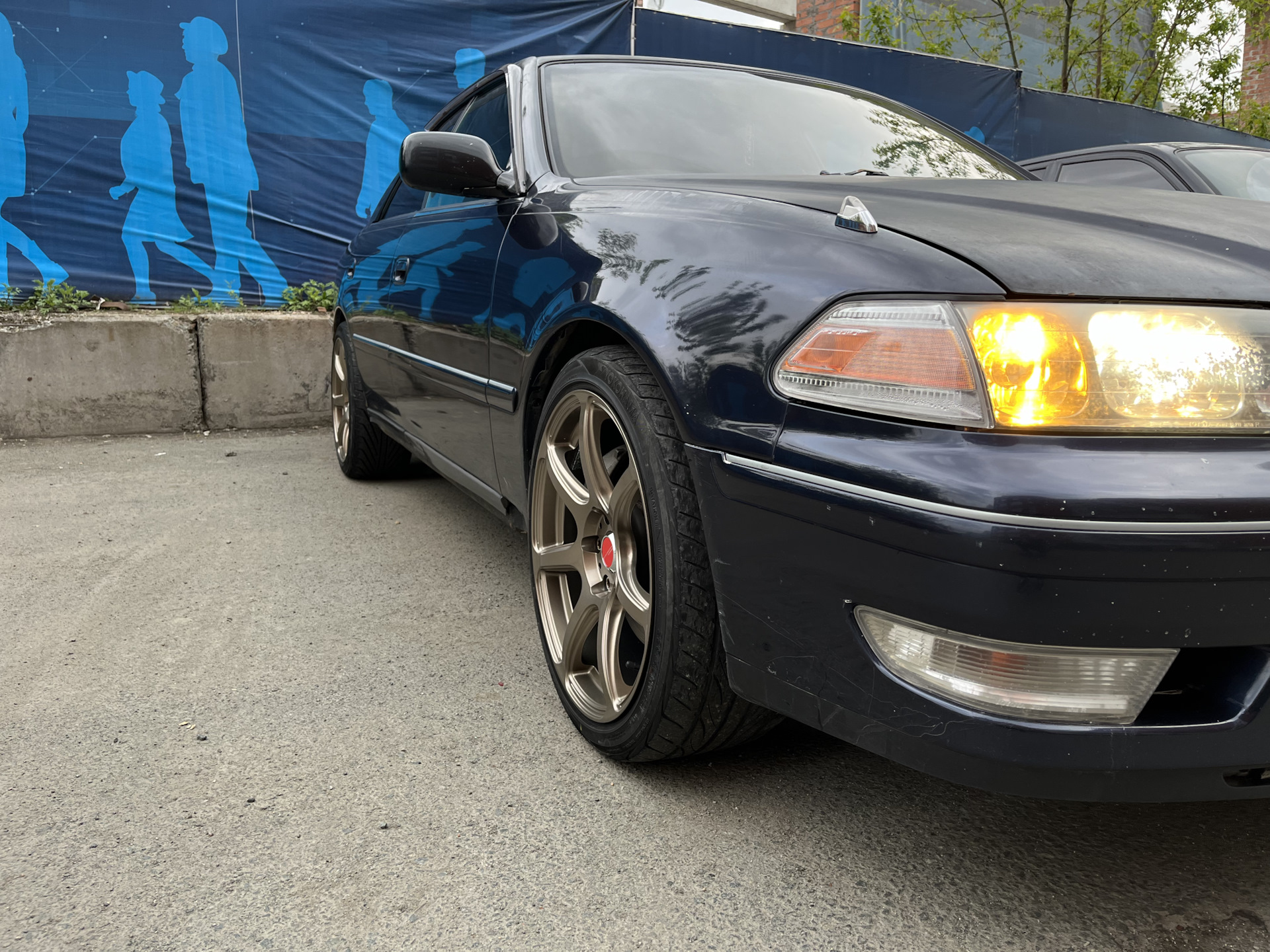 Новые колесики — Toyota Mark II (100), 2,5 л, 1999 года | колёсные диски | DRIVE2