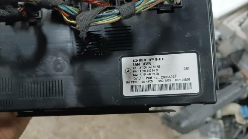 Замена заднего блока SAM — Mercedes-Benz M-Class (W164), 3,5 л, 2006 ...