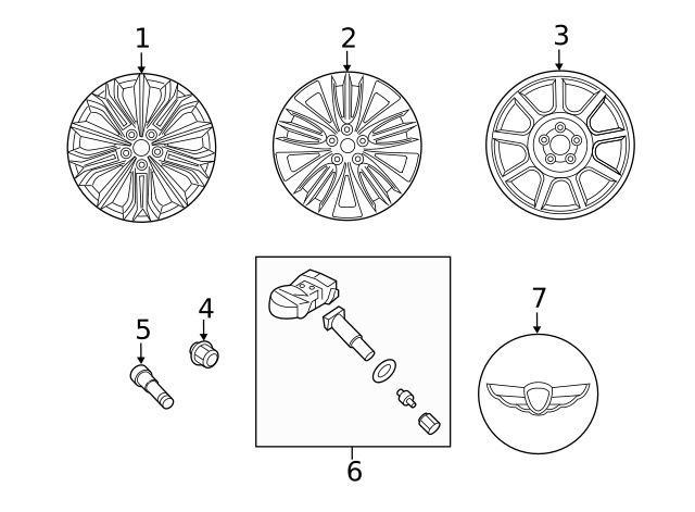 5295131330 Гайка колесная KIA HYUNDAI | Запчасти на DRIVE2
