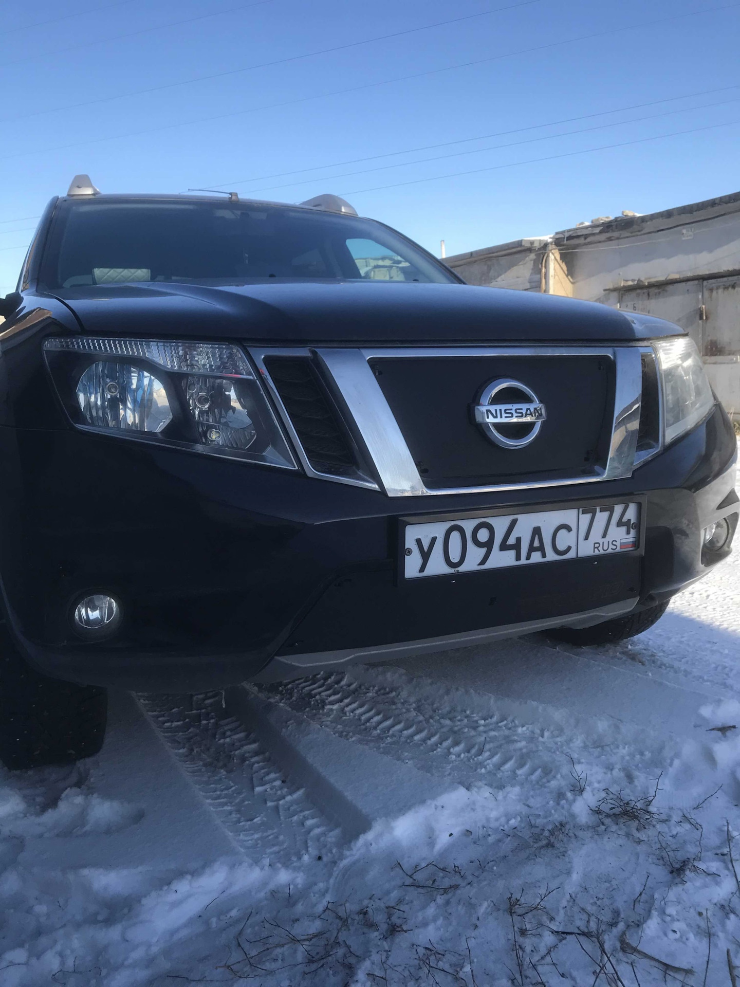 Зимние заглушки. — Nissan Terrano III, 2 л, 2017 года | другое | DRIVE2