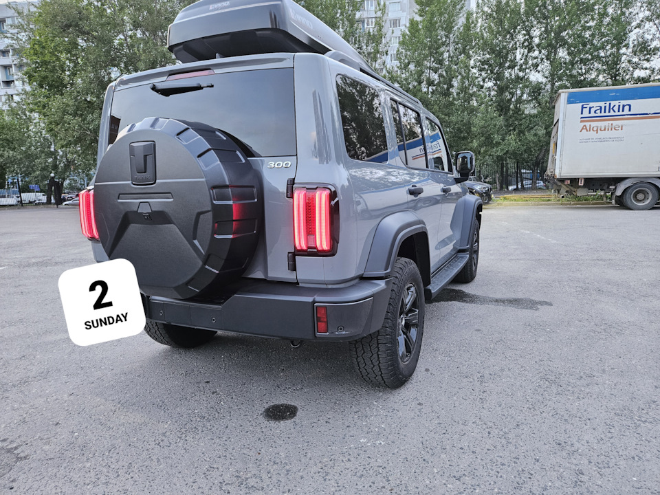 Бокс на крышу, колпак на запаску и регистратор — Tank 300, 2 л, 2023 ...