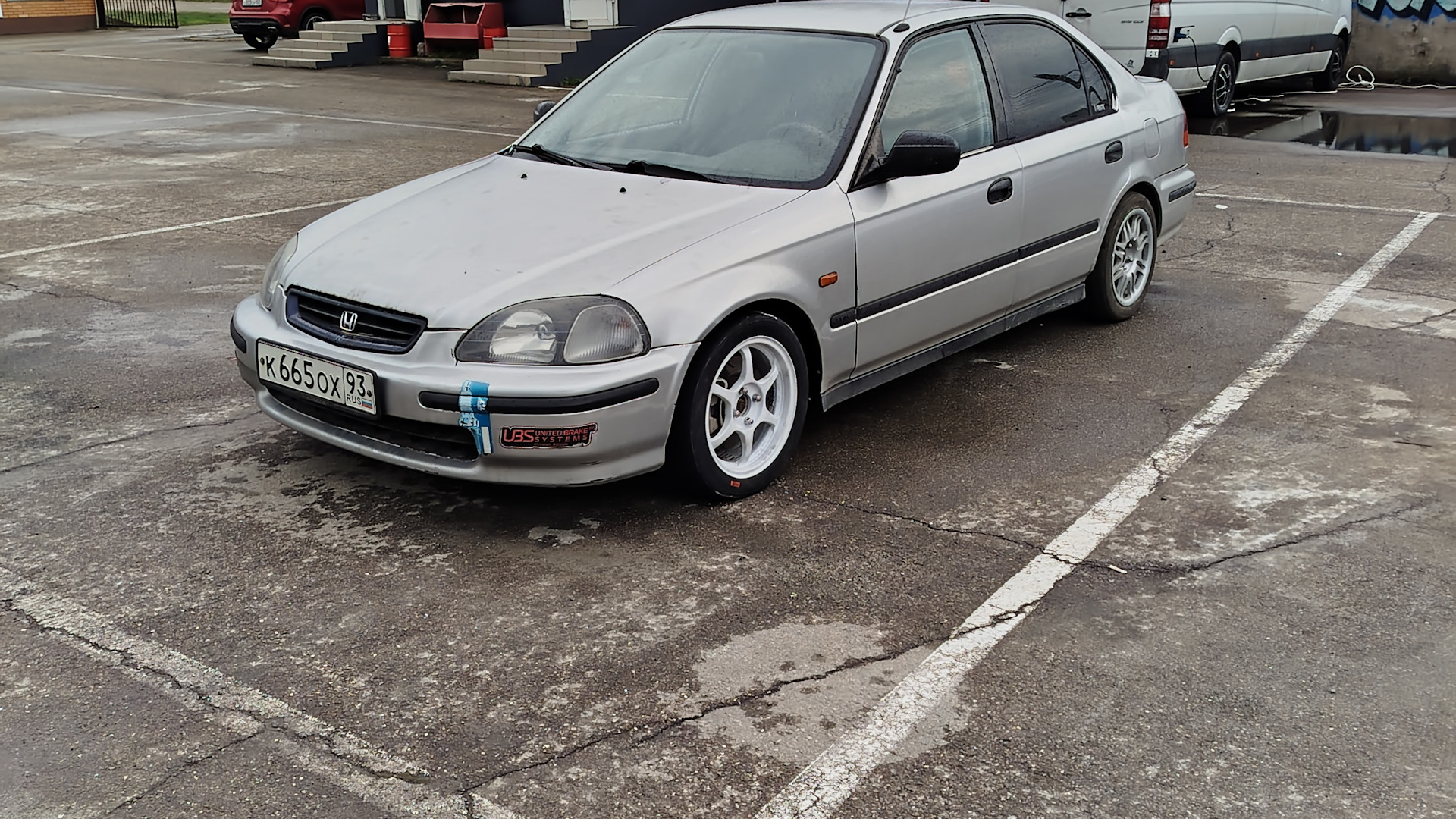 Honda Civic (6G) 1.4 бензиновый 1997 | EJ9 сереБРО на DRIVE2