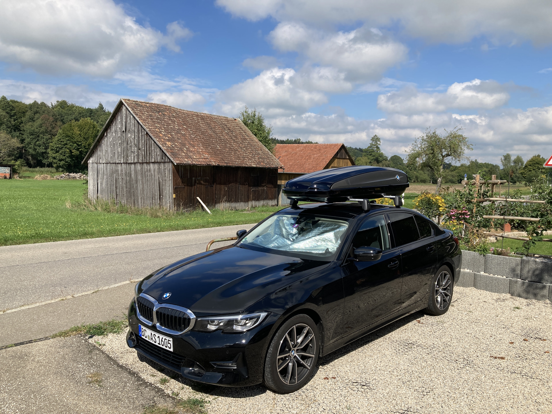 Roof box — BMW 3 series (G20), 2 л, 2022 года | аксессуары | DRIVE2
